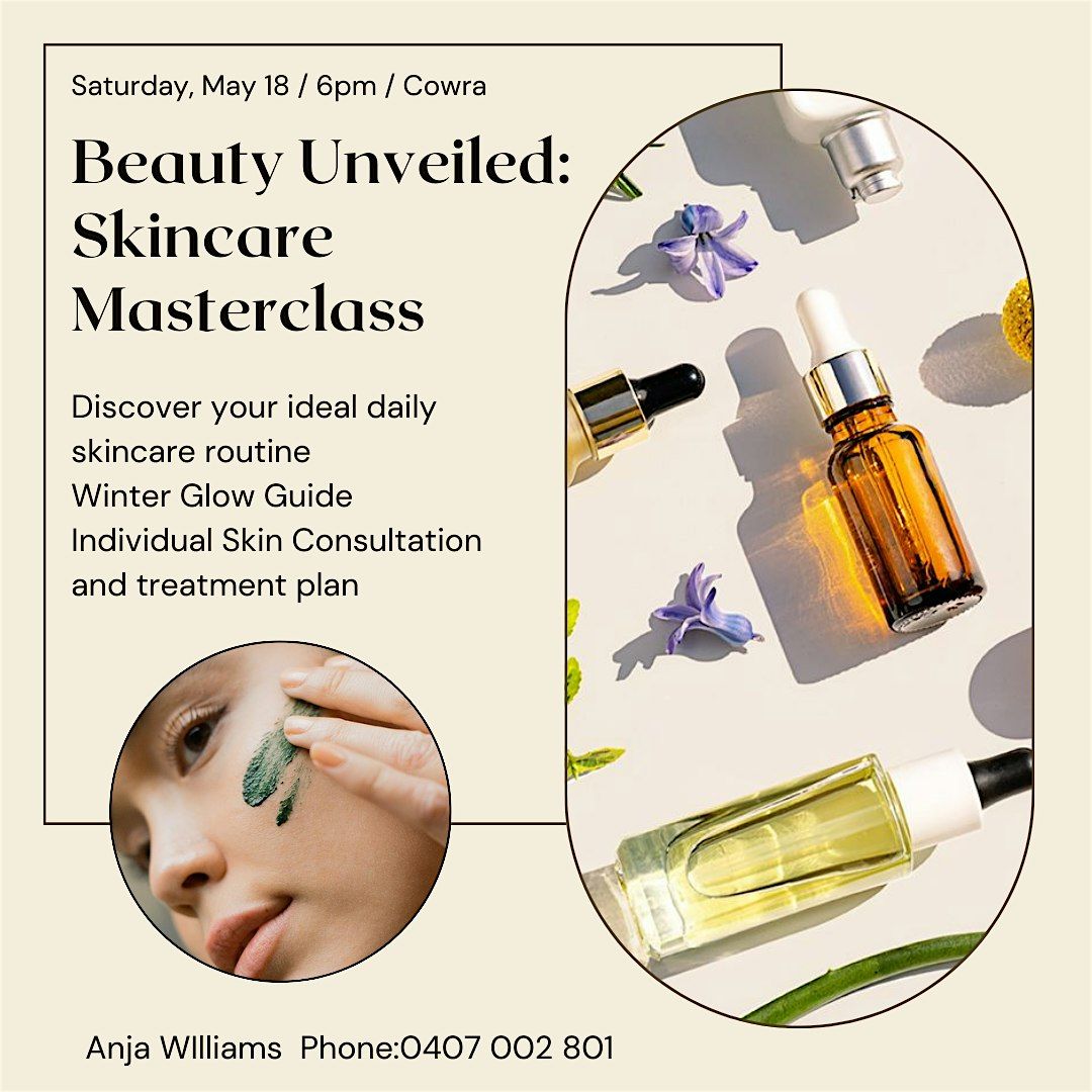 Skincare Masterclass, Orange, 24 June 2024 | AllEvents.in