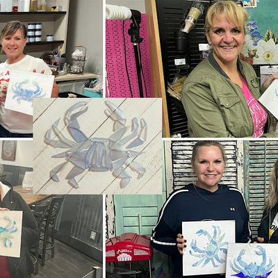 Sea Glass Experience - Maryland Blue Crab, Dock of the Bay, Sparrows ...