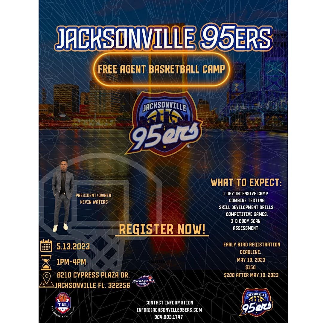 Jacksonville 95ers FREE AGENT BASKETBALL CAMP, PickUp USA Fitness ...