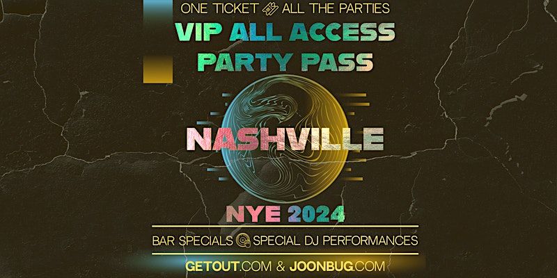 Nashville NYE All Access Party Pass, Broadway, Nashville, 31 December ...