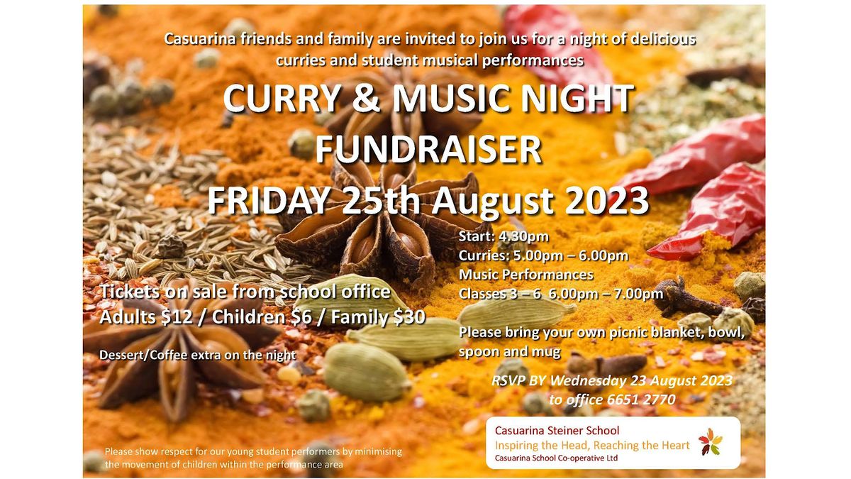 Casuarina Steiner School Curry Night, Casuarina School for Rudolf ...
