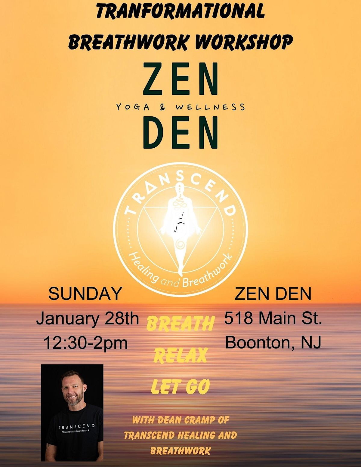 Transformational Breathwork workshop, 518 Main St, Boonton, 28 January ...
