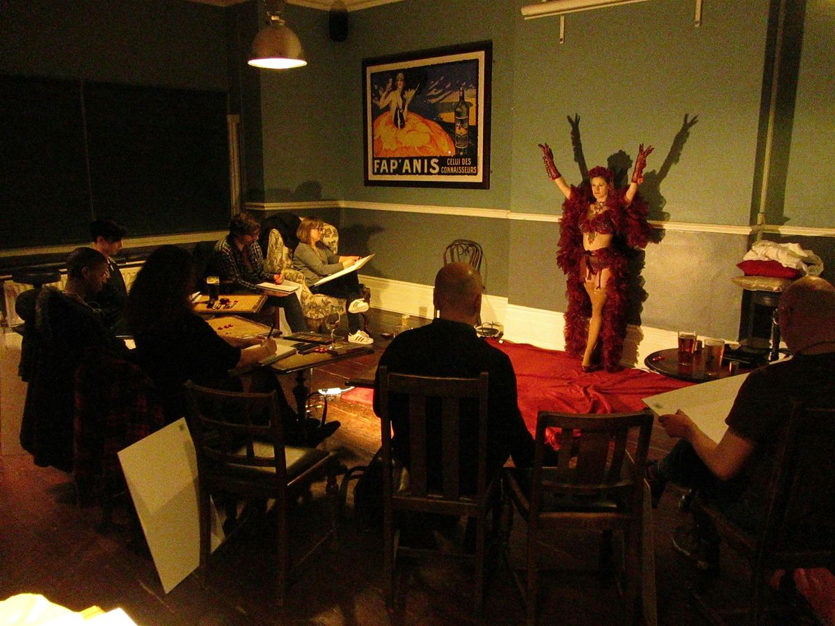 Life drawing with male model CRAIG, The Selkirk SW17, London, 23 July ...