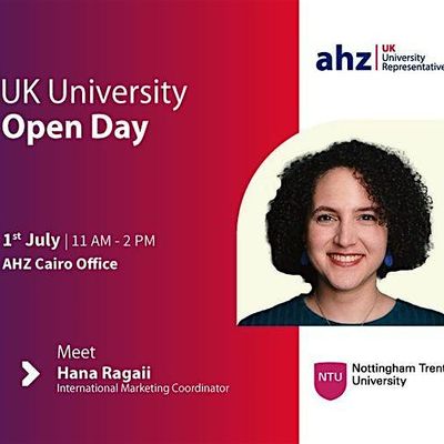 Nottingham Trent University Open Day - AHZ Cairo Office, AHZ Cairo ...