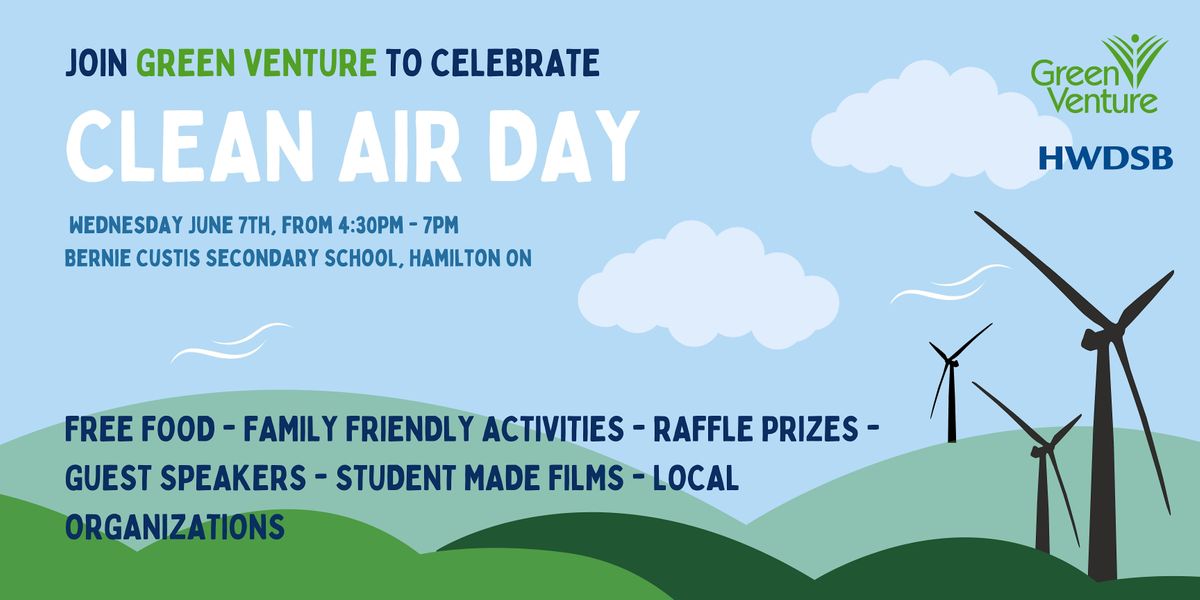 Hamiltons Clean Air Day, Bernie Custis Secondary School, Hamilton, 7 ...