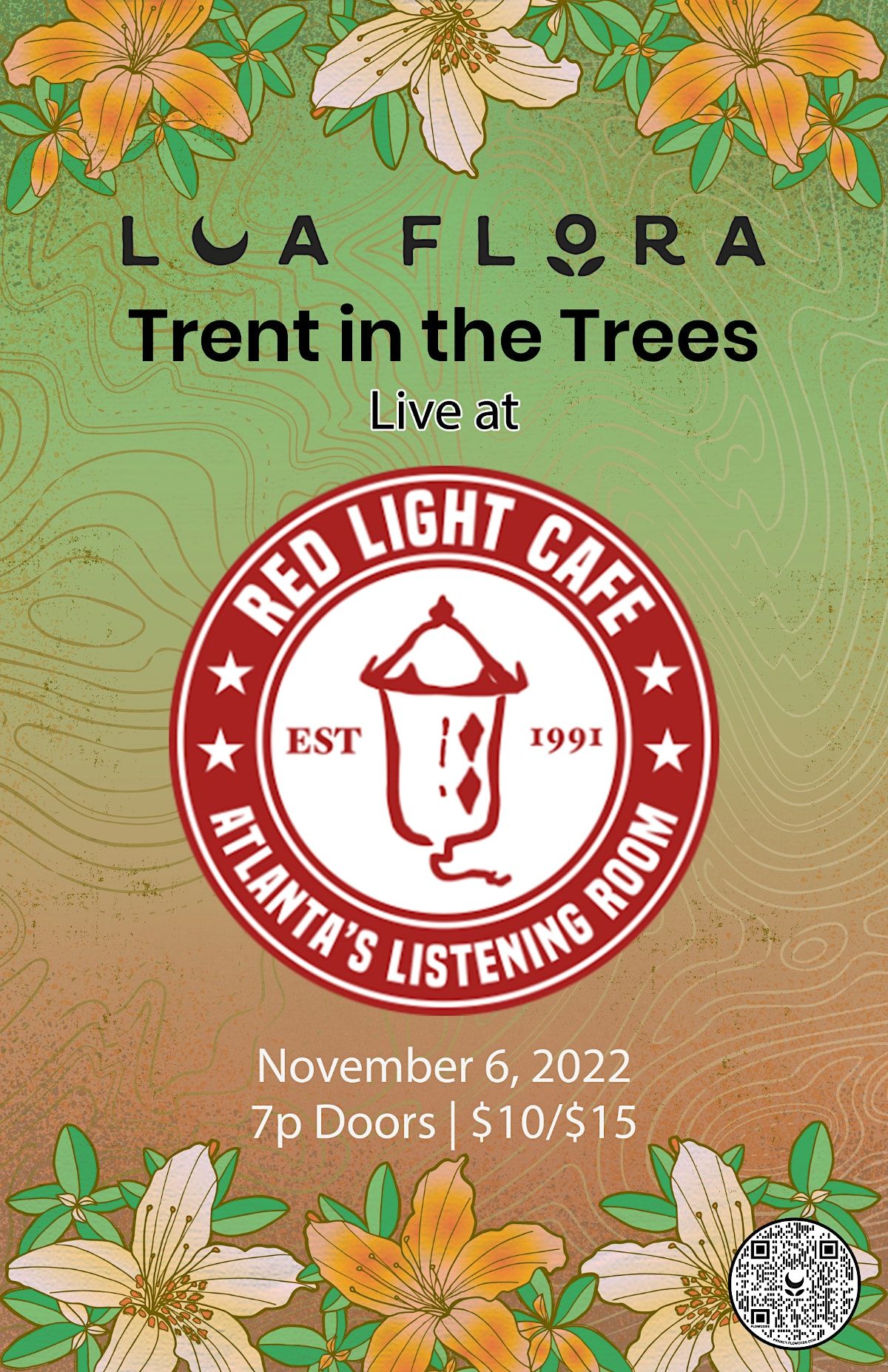 Lua Flora + Trent in the Trees w/ special guests, Red Light Cafe ...