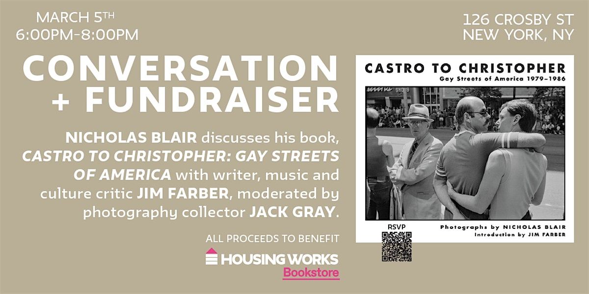 Book Talk: Castro to Christopher, Housing Works Bookstore Cafe, New ...
