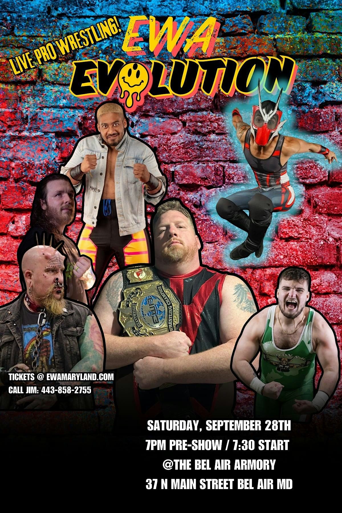 EWA Pro Wrestling Evolution 2024 September 28th 2024, Bel Air Armory ...