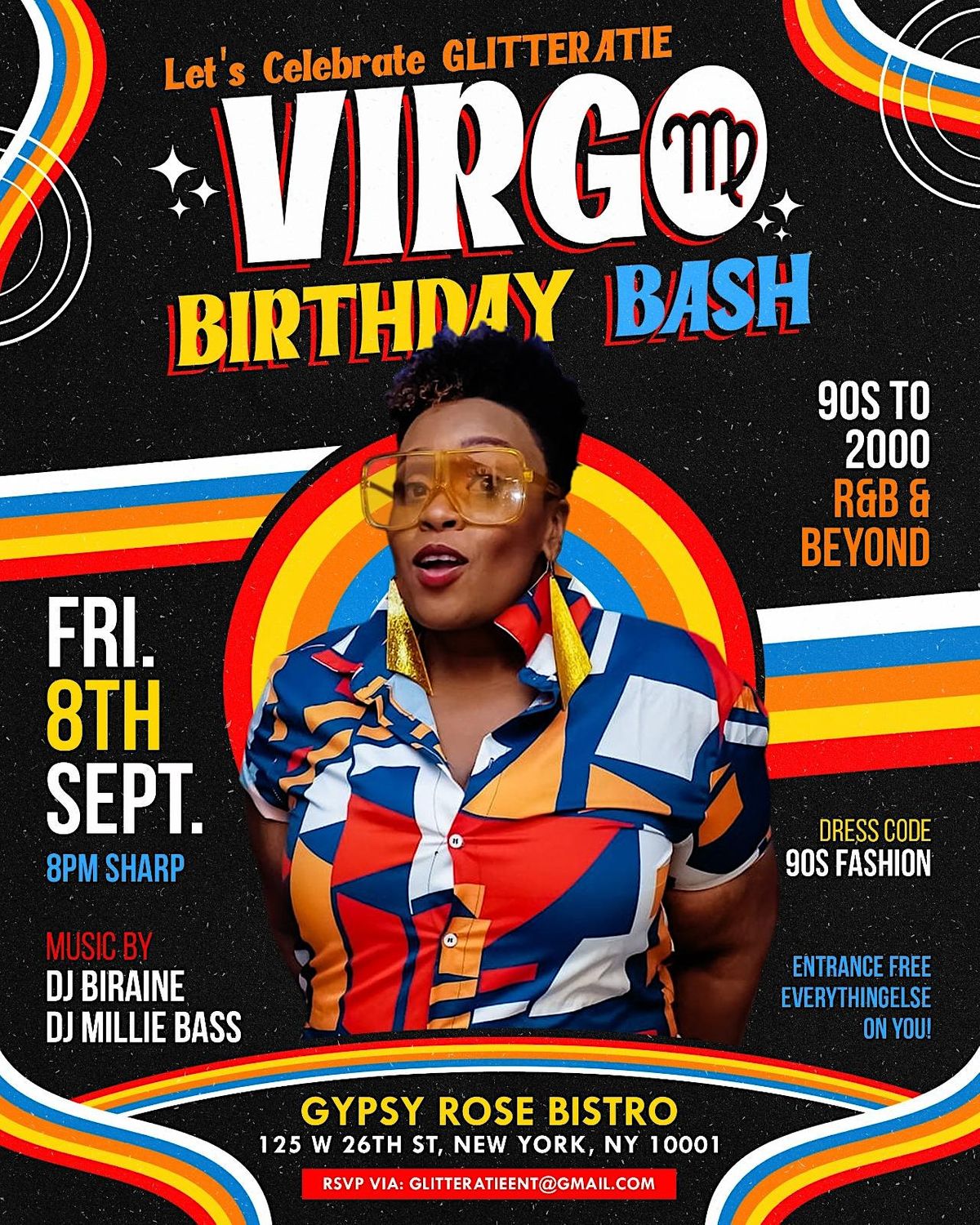 VIRGO 90S & BEYOND BIRTHDAY BASH, Gypsy Rose Bistro, West 26th Street ...