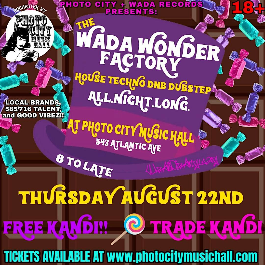 The WADA Wonder Factory, Photo City Music Hall, Rochester, 22 August to ...