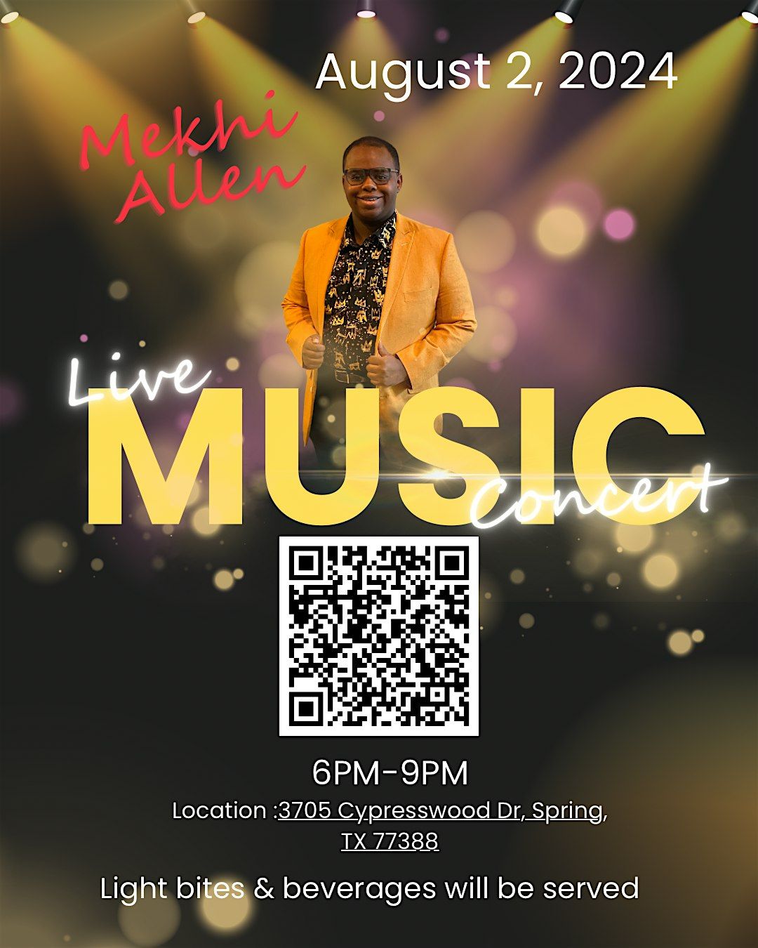 Mekhi Allen Live Concert, 3705 Cypresswood Dr, Spring, 2 August 2024 ...