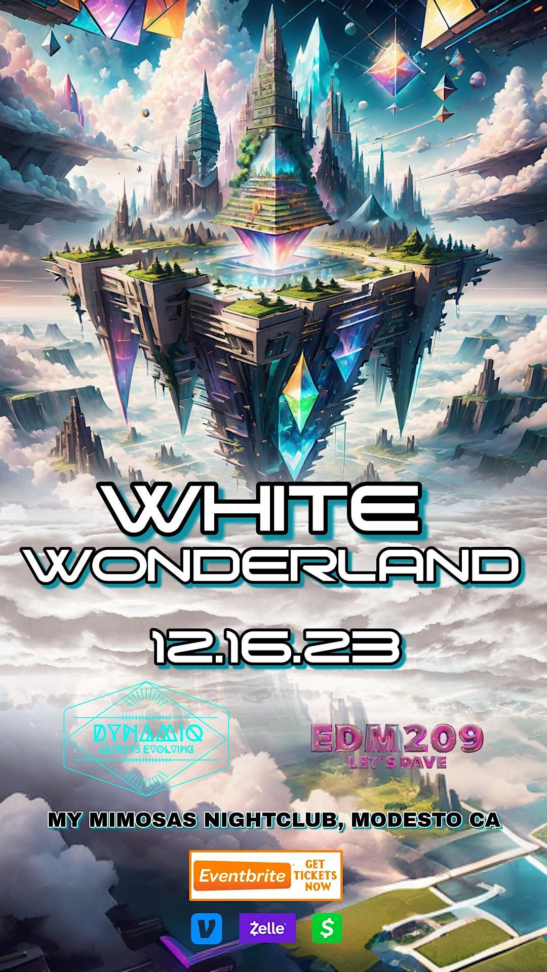 White Wonderland - Music Festival - MODESTO (21+), My Mimosas, J Street ...