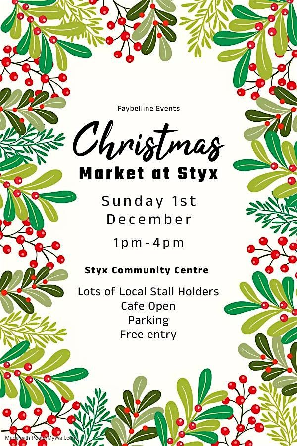 Christmas Market at Styx, Styx Community Centre, Guernsey, 1 December ...