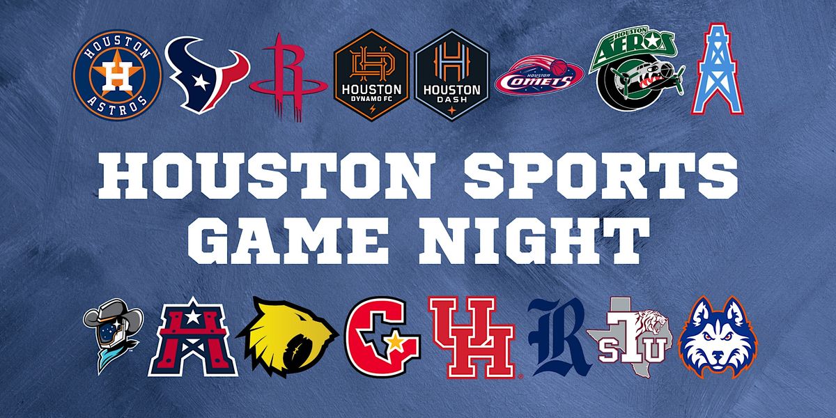 Houston Sports Game Night, Velvet Oak Tavern, Houston, 7 November 2023 ...