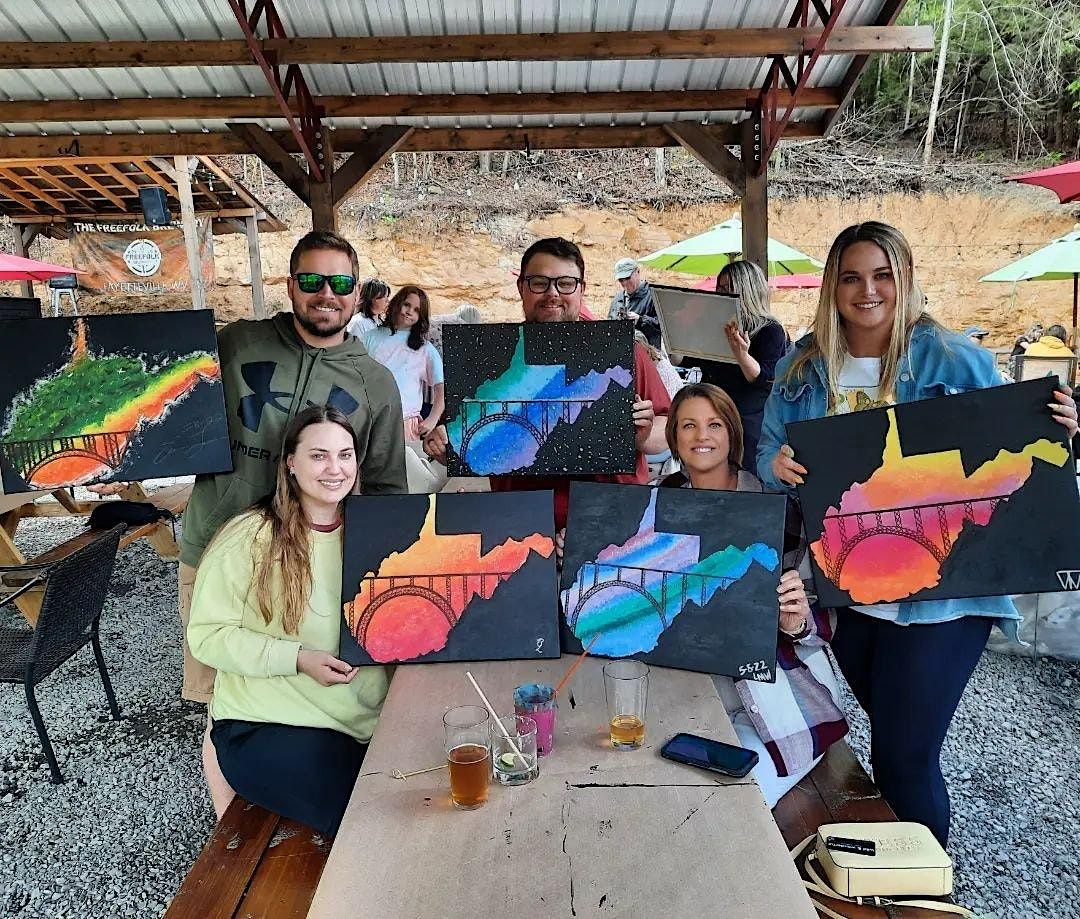 Paint & Sip at Bridge Brew Works - Colorful NRG Bridge, Bridge Brew ...