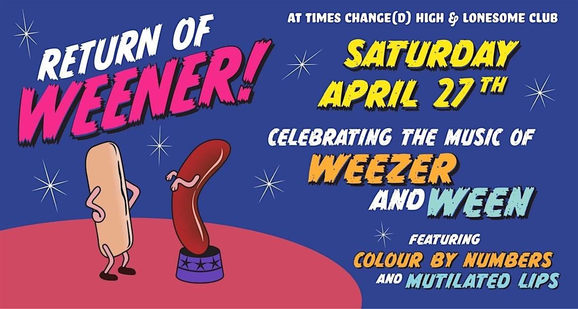 Weener - Mutilated Lips as Ween / Colour By Numbers as Weezer, Times ...