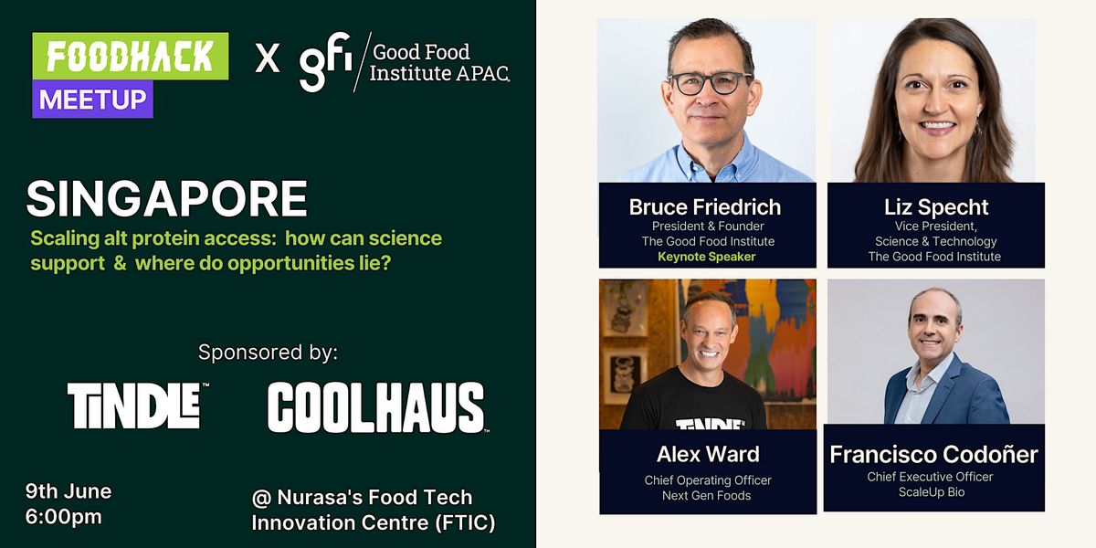 FoodHack Singapore X The Good Food Institute APAC, Food Tech Innovation ...