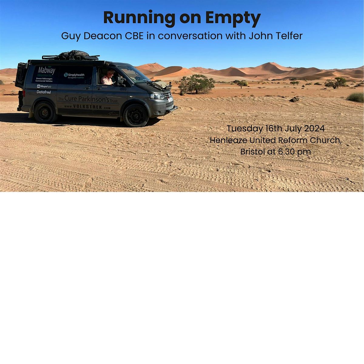 Running on Empty - Guy Deacon CBE in conversation with John Telfer ...