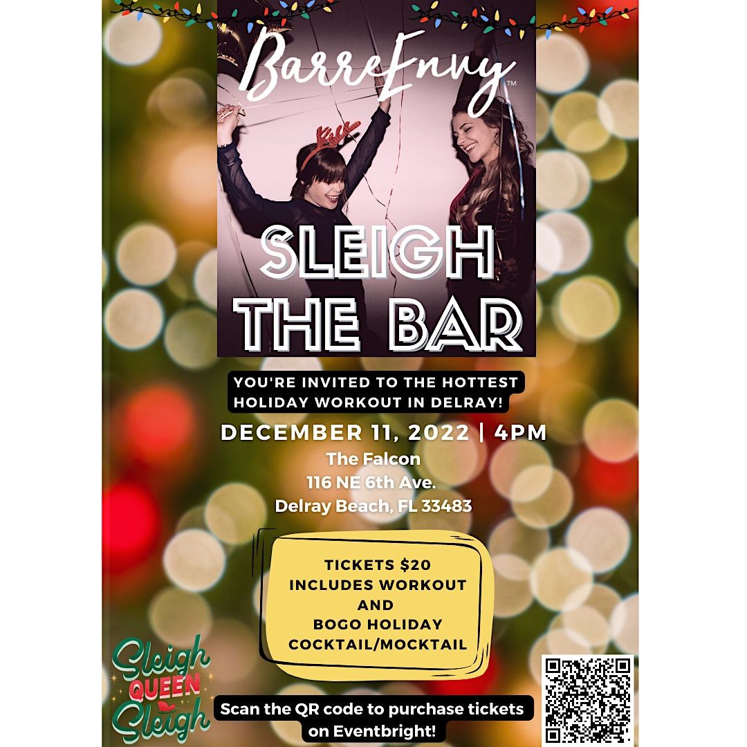 Sleigh The Bar Happy Hour Holiday Workout The Falcon Delray Beach Sleigh The Bar Happy Hour Holiday Workout The Falcon Delray Beach