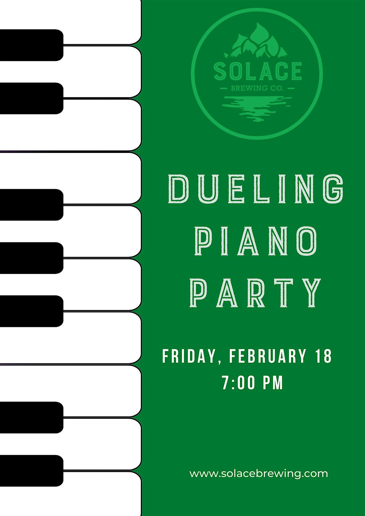 Dueling Pianos, Solace Brewing Company, Sterling, 19 April 2024 | AllEvents