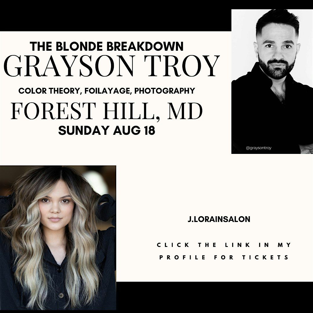 Maryland - Aug 18 - The Blonde Breakdown, 1694 Water Tower Way, Forest ...