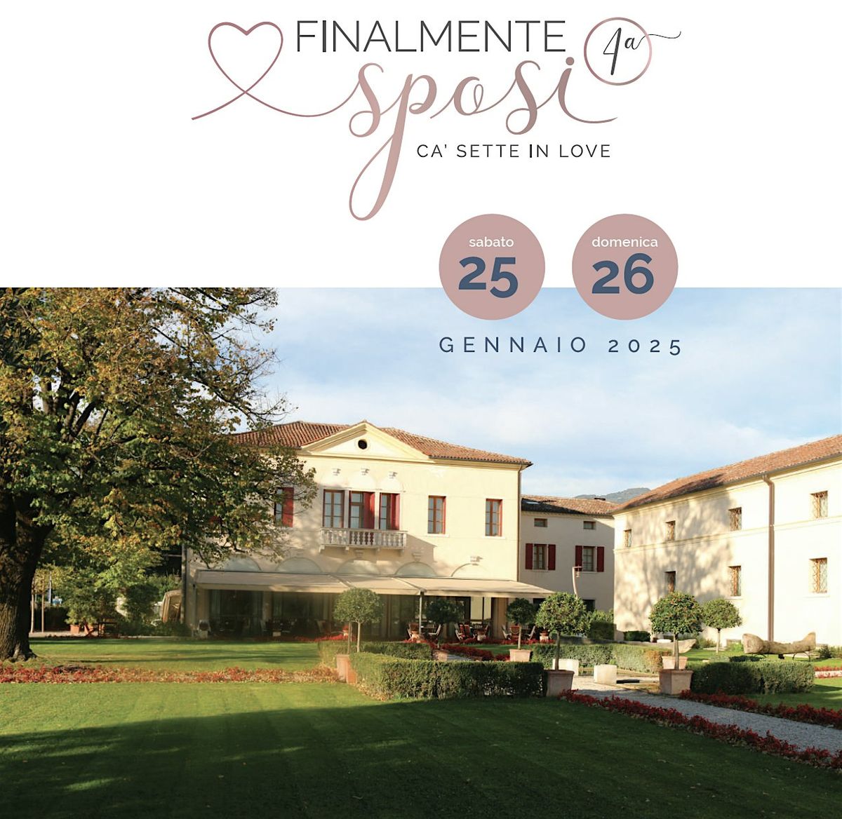 Finalmente Sposi Villa Ca Sette in Love, Hotel Villa Ca' Sette, Bassano del Grappa, 25 January ...