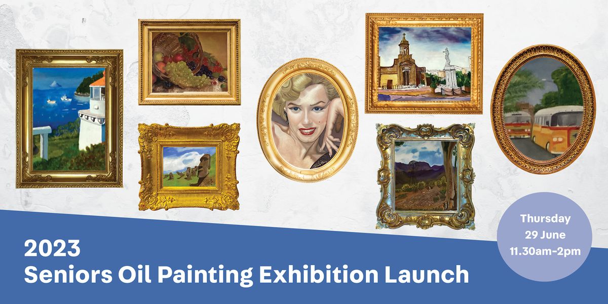 Seniors Oil Painting Exhibition, Bonnyrigg Library, 21 March 2024 ...