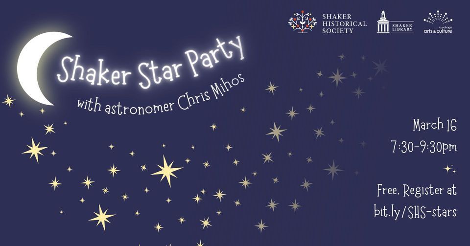 Shaker Star Party, 16740 S Park Blvd, Shaker Heights, OH, United States ...