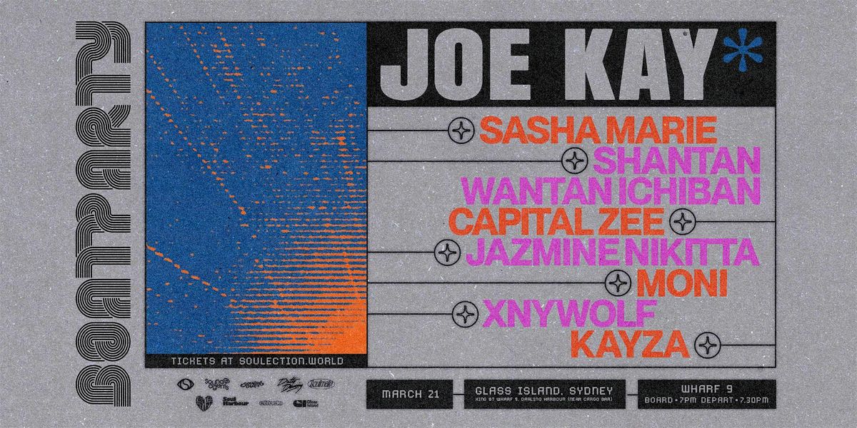 Glass Island pres. JOE KAY (USA) - Thursday 21st March 2024, Glass ...