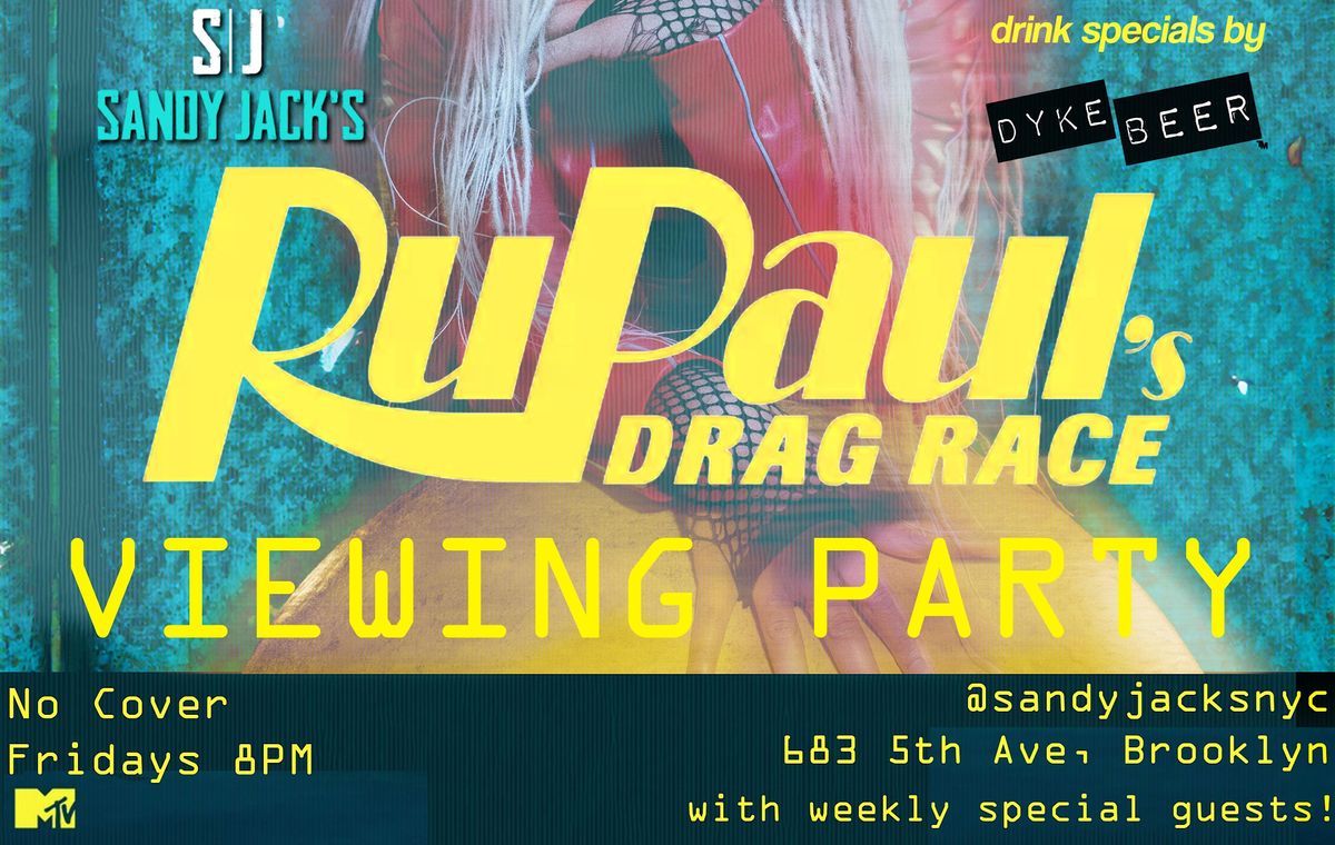 RuPauls Drag Race Season 16 Viewing Party at Sandy Jacks!, Sandy Jack's ...