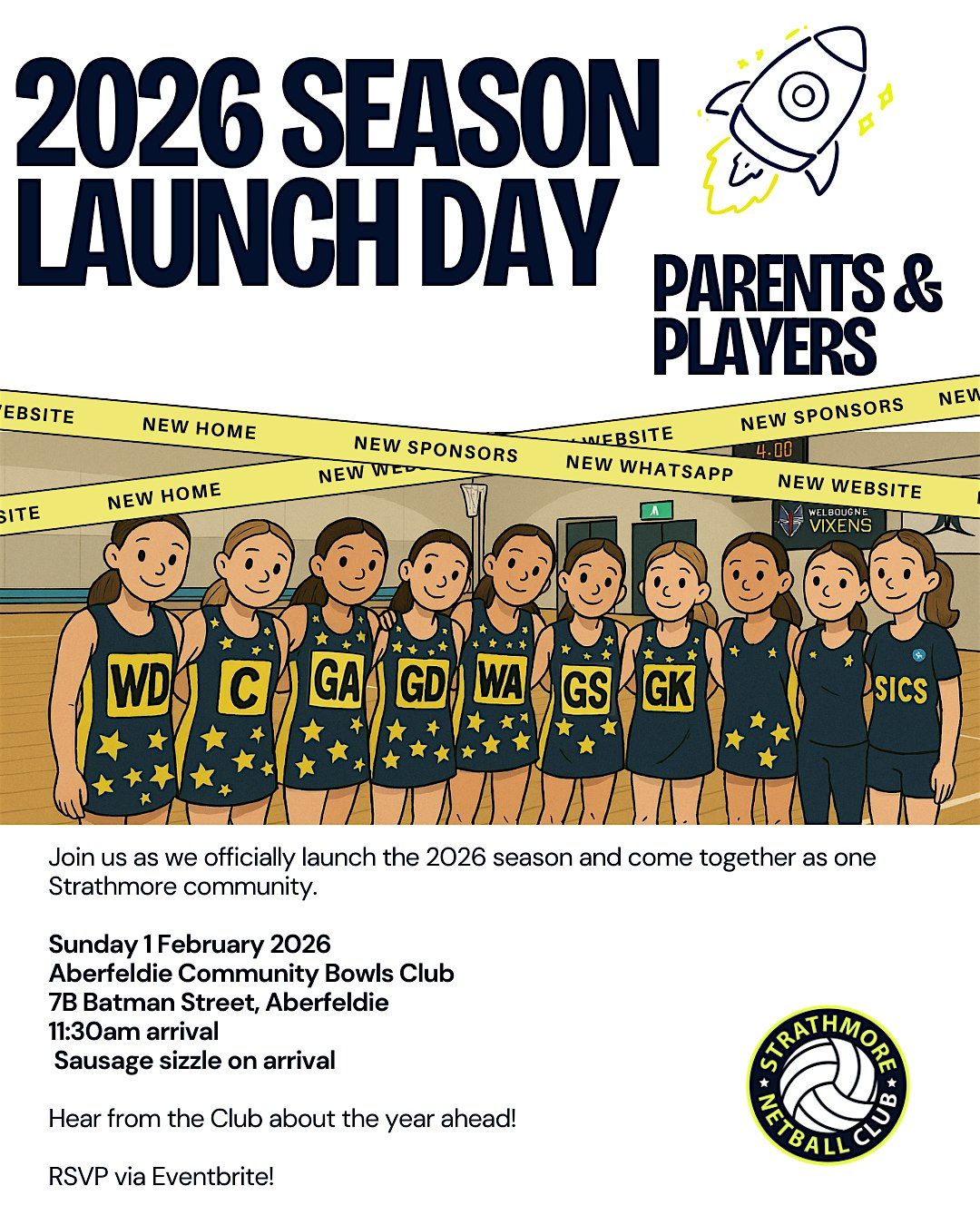 2026 Season Launch - Strathmore Netball Club, Aberfeldie Community ...