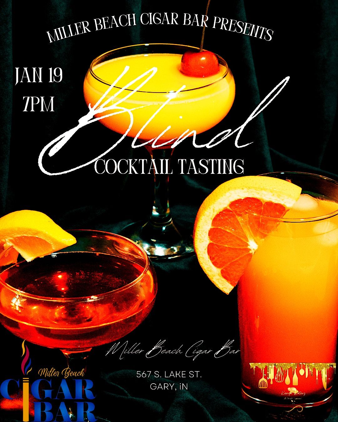 Miller Beach Cigar Bar Presents: Blind Cocktail Tasting, Miller Beach ...