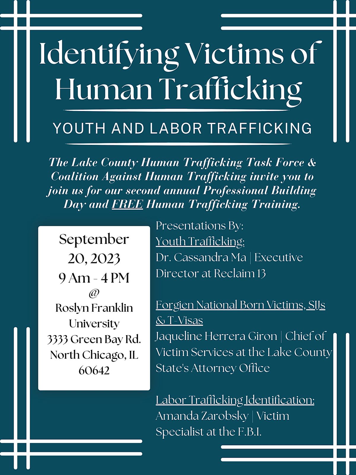 Identifying Victims of Human Trafficking: Youth & Labor Trafficking ...