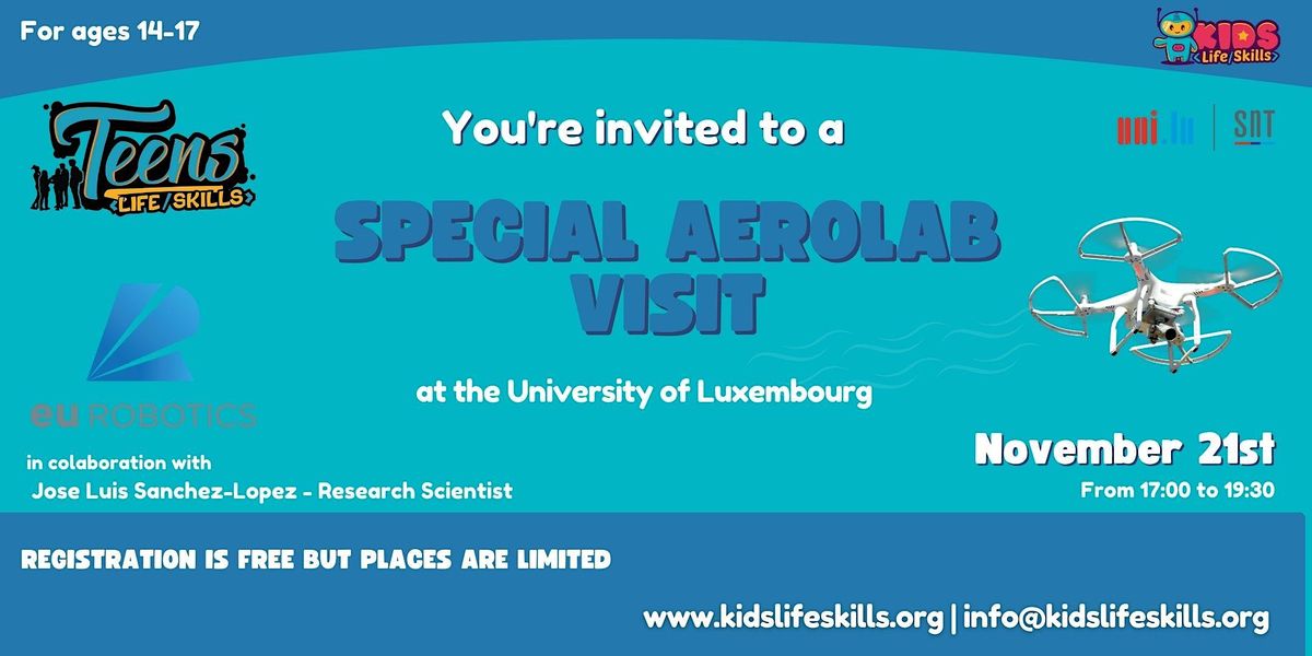 Special AeroLab Visit, University of Luxembourg, Kirchberg Campus, 21 ...