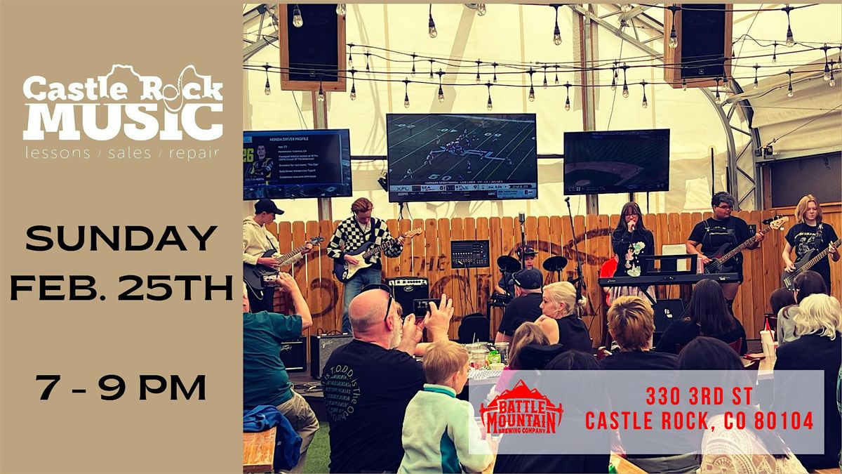 Castle Rock Music Concert @ BMBC, Battle Mountain Brewing Company ...