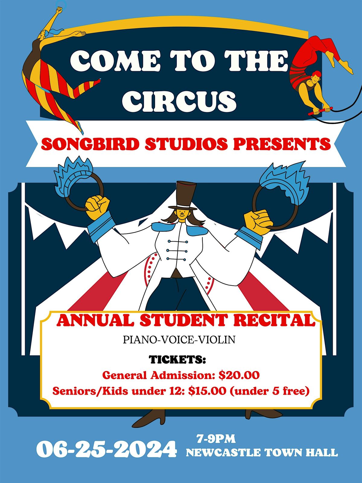 COME TO THE CIRCUS, Newcastle Community Hall, 25 June 2024 | AllEvents.in
