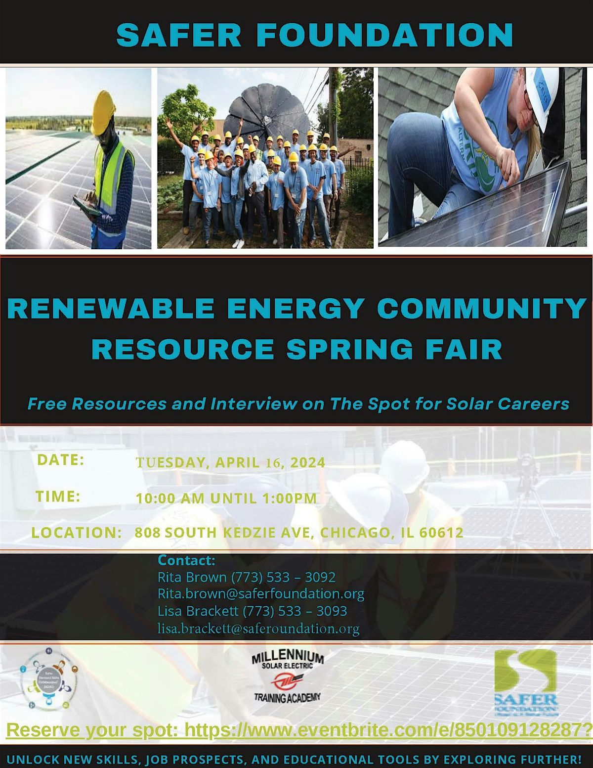 Safer Foundation Renewable Energy Community Resource Spring Fair, 808 S ...