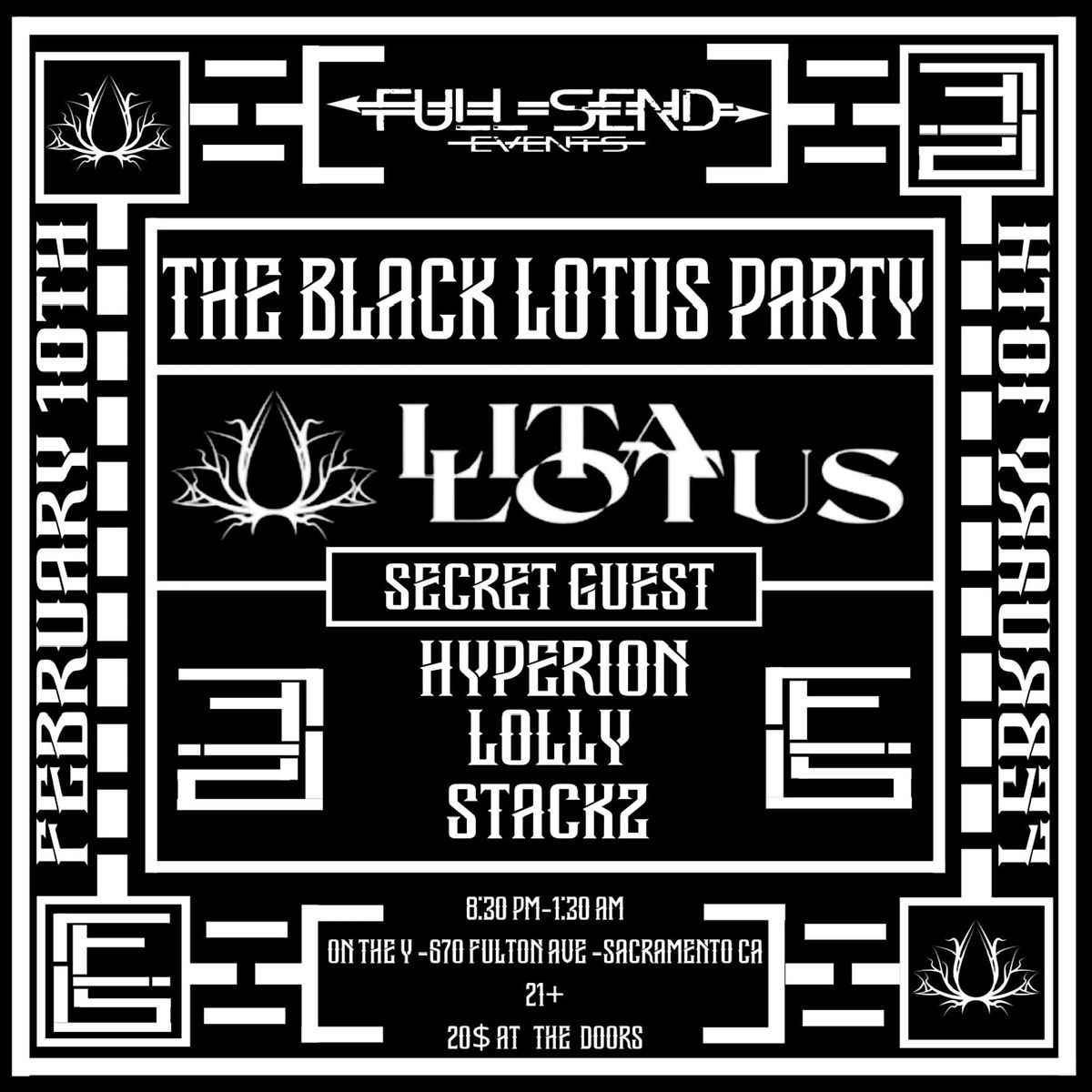 The Black Lotus Party feat. Lita Lotus & 2 Secret Guests, On the Y ...
