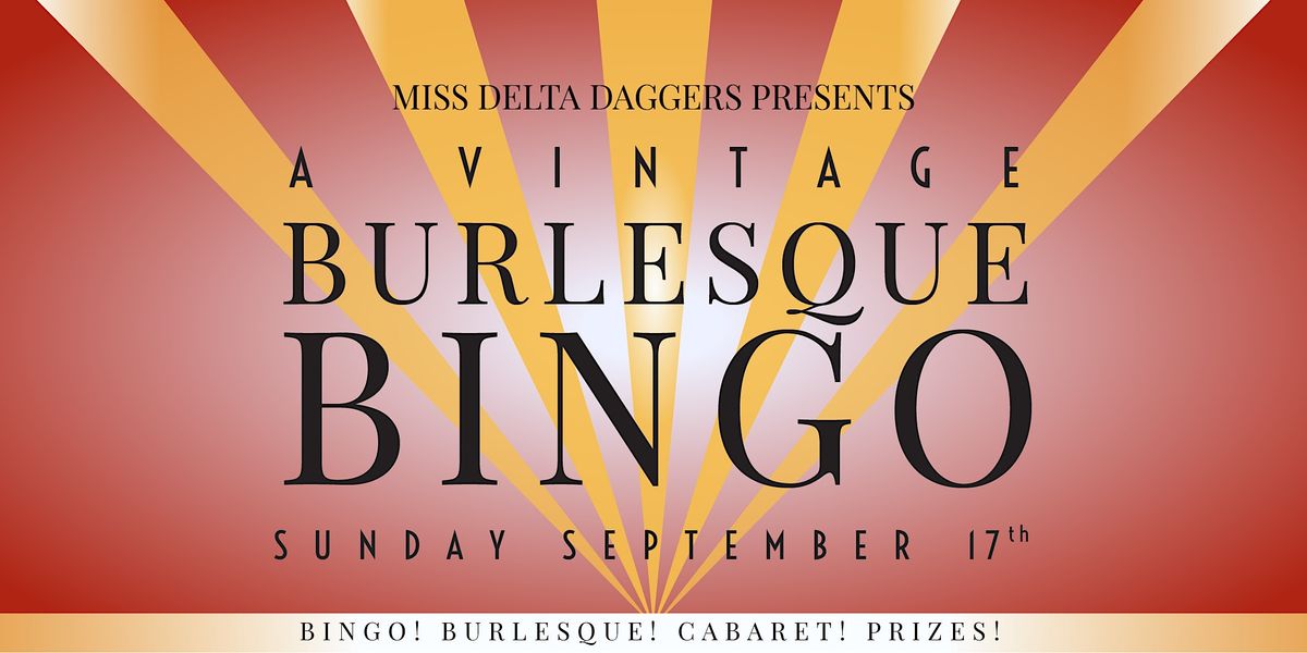 A Vintage Burlesque Bingo, The Cascade Room, Vancouver, 17 September ...