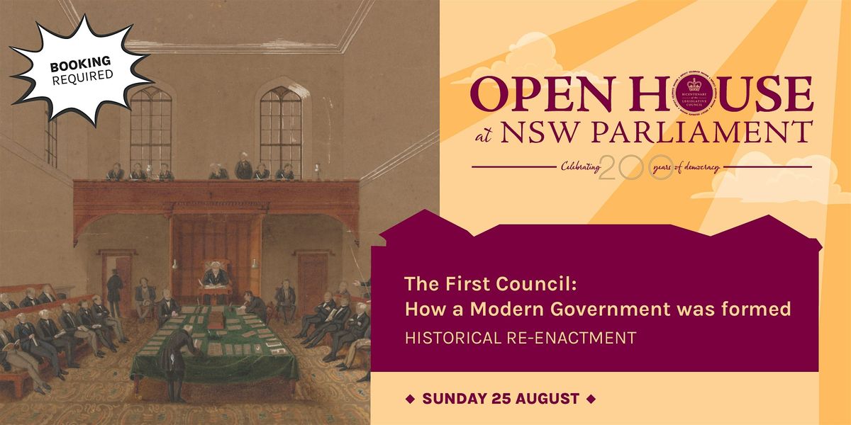The First Council: How a Modern Government was formed., Legislative ...