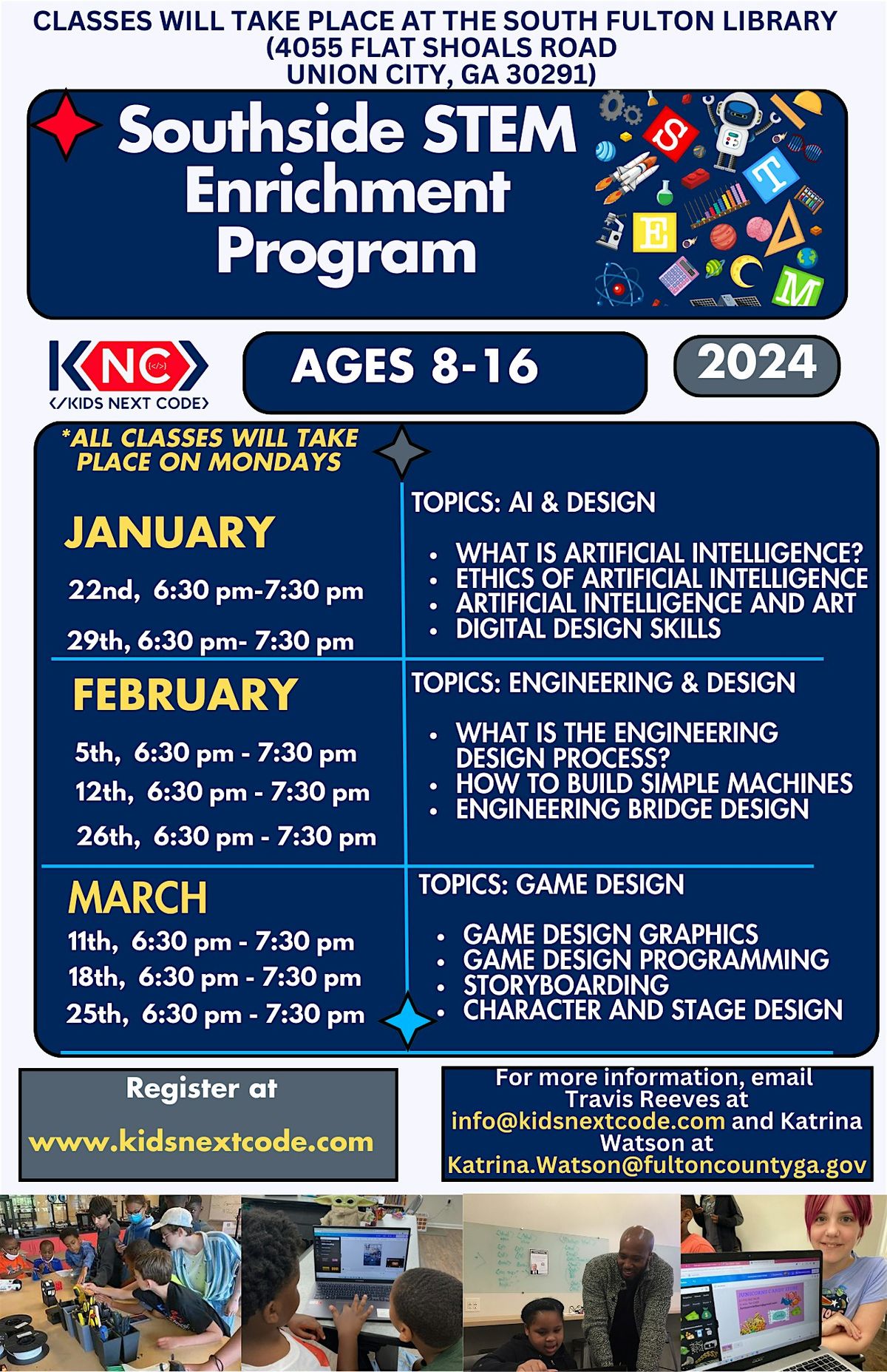 Southside STEM Enrichment Program (ages 8 - 16), Gladys S. Dennard ...