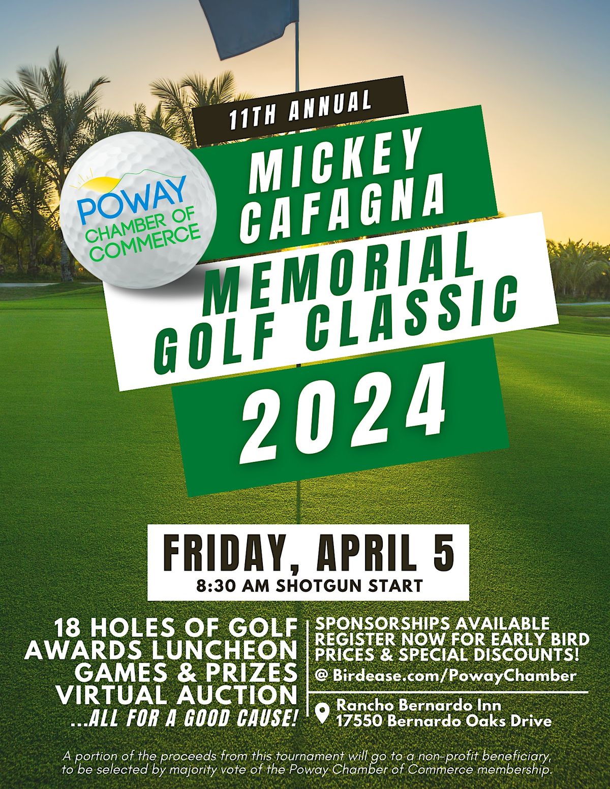 Mickey Cafagna Memorial Golf Classic, Rancho Bernardo Inn, San Diego ...