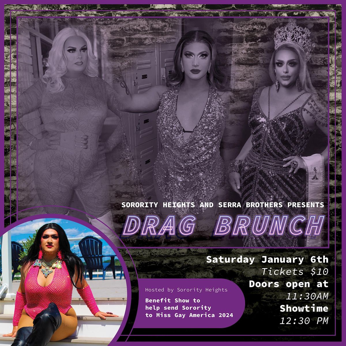 Drag Brunch, Serra Brothers Restaurant & Bar, Sykesville, 6 January ...