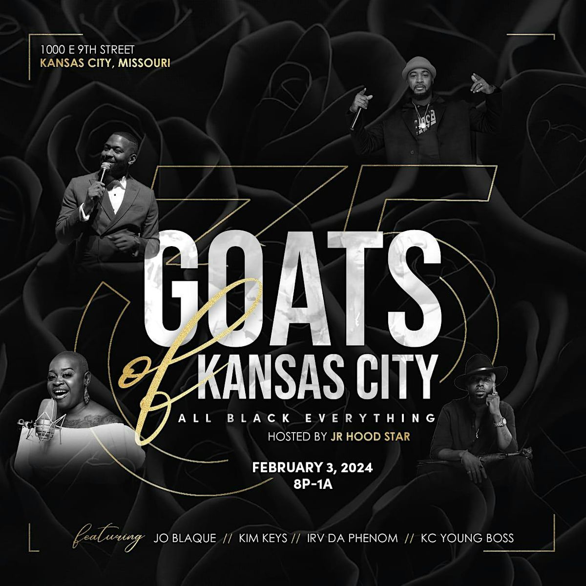 GOATS of Kansas City: BHM Kickoff, 1000 East 9th Street, Kansas City ...