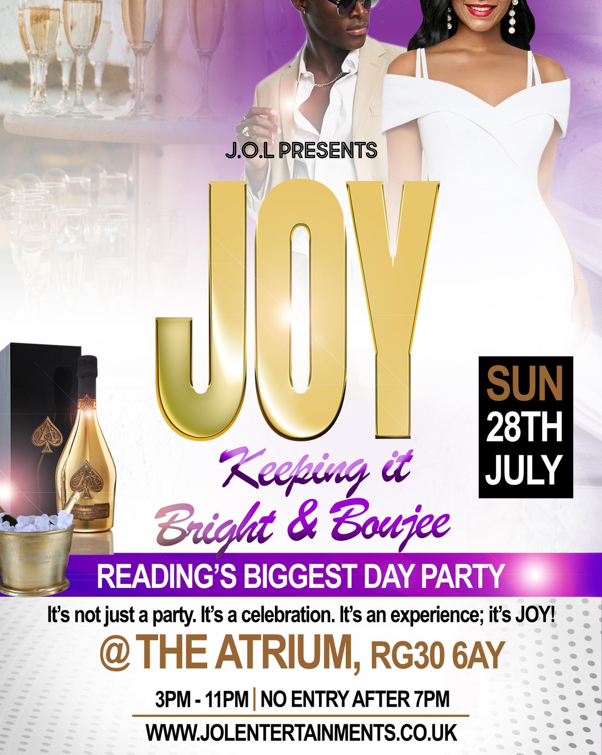 Joy - Keeping It Bright & Boujee Day Party, The Atrium Health Club ...
