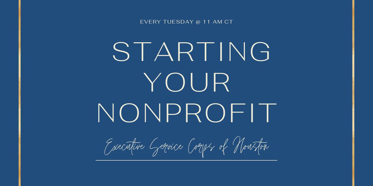 Nonprofit Startup Organization Meet-up / EVERY TUESDAY & FREE TO ATTEND ...
