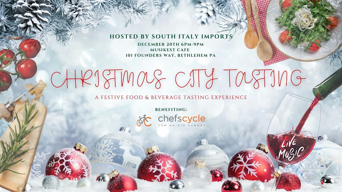 Christmas City Tasting, Musikfest Café, Bethlehem, 20 December 2024 ...