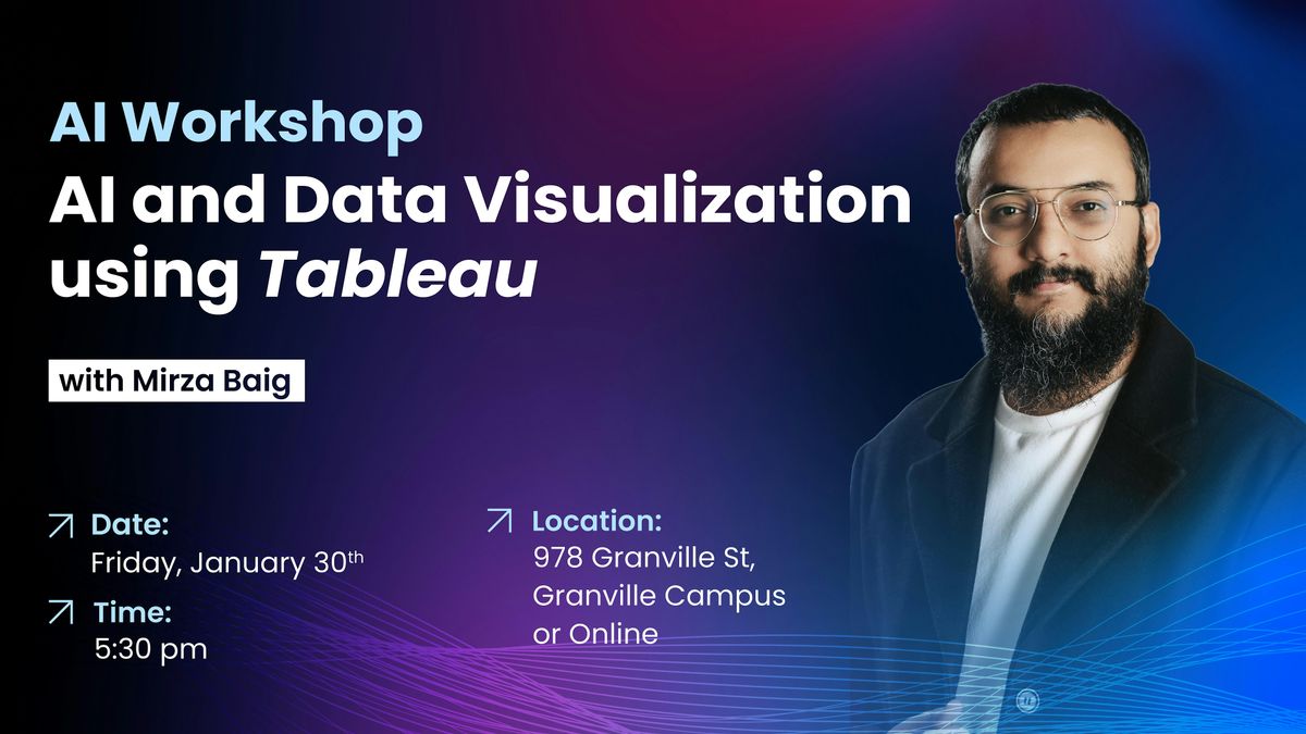 AI and Data Visualization using Tableau, Cornerstone Community College ...