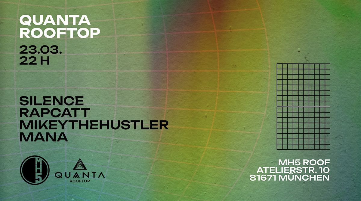 QUANTA ROOFTOP - SPRING BREAK!, MH5 Roof Bar, München, 23 March to 24 March | AllEvents