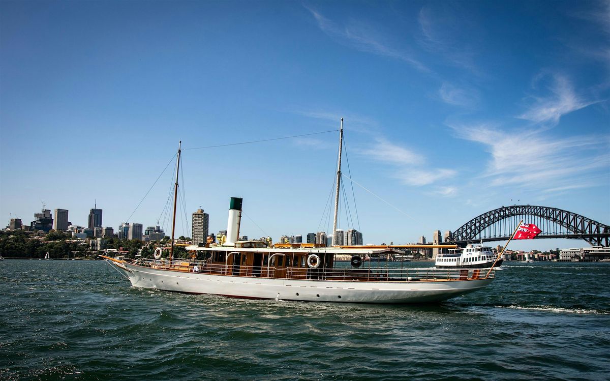 Sydney Harbour Cruise on a historic steam yacht - Ena, Australian ...